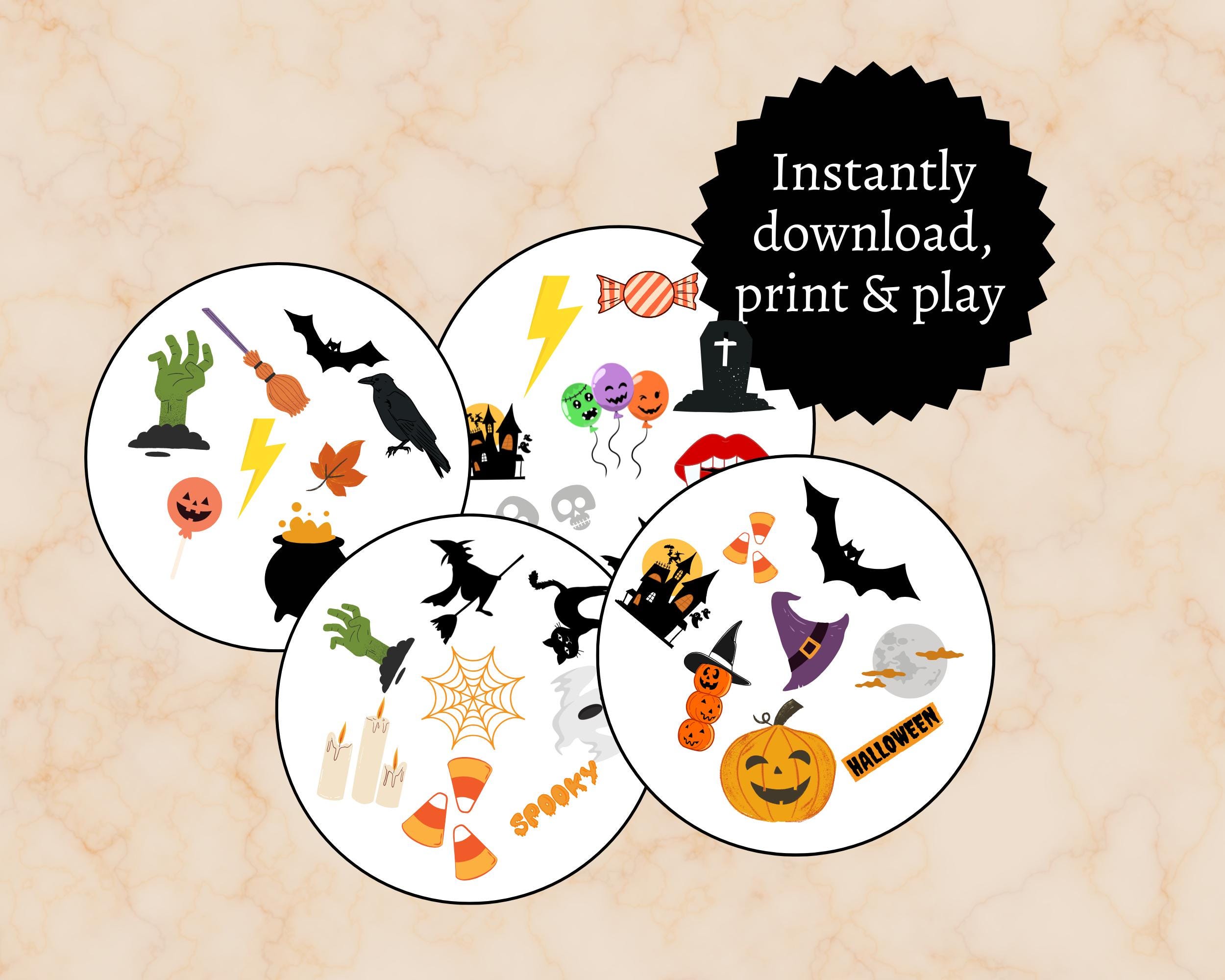 Halloween Seek It Game, Printable Halloween Party Game, October I Spy ...