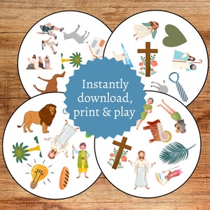 Bible Seek It Cards, Printable Bible Game for Kids and Teens, Christian ...