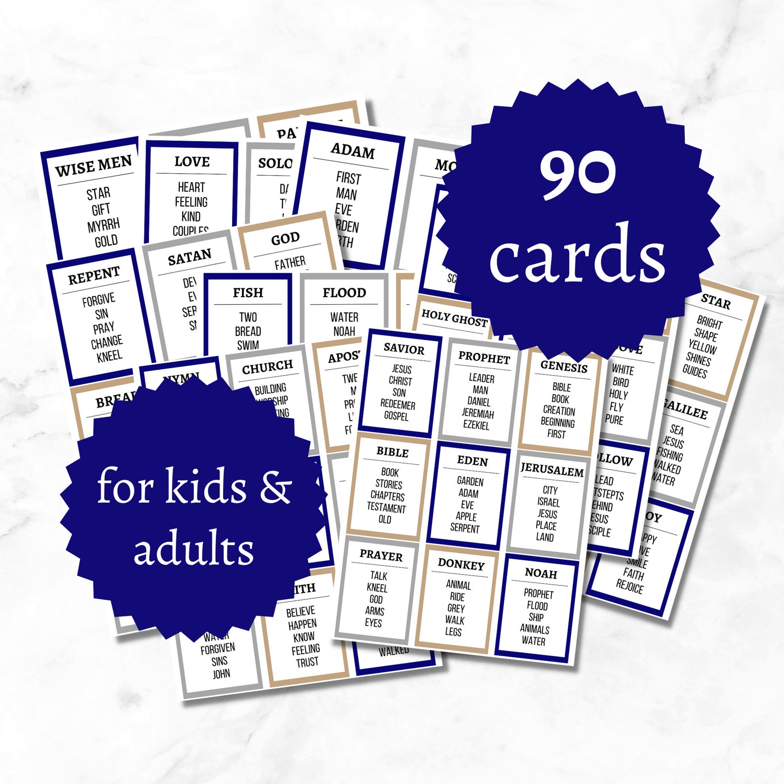 Bible Taboo Game Bible Games For Youth Bible Games For Adults Bible