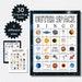 Outer Space Bingo Cards, Solar System Party Game, Printable Planet ...