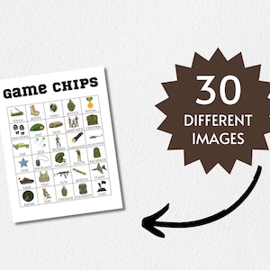 Army Bingo Cards, Printable Military Game for Kids, Teens, and Adults ...