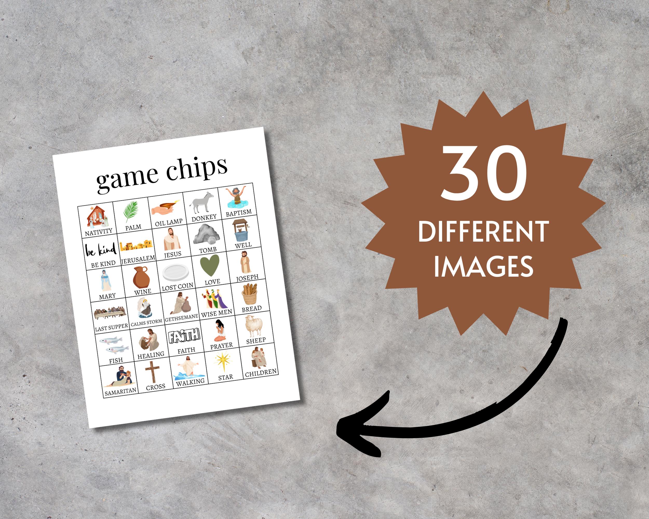 New Testament Bingo Cards, Bible Party Game for Kids, Teens, and Adults ...