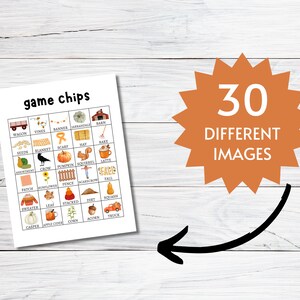 Pumpkin Patch Bingo Cards, Printable Fall Party Game for Kids, Teens ...