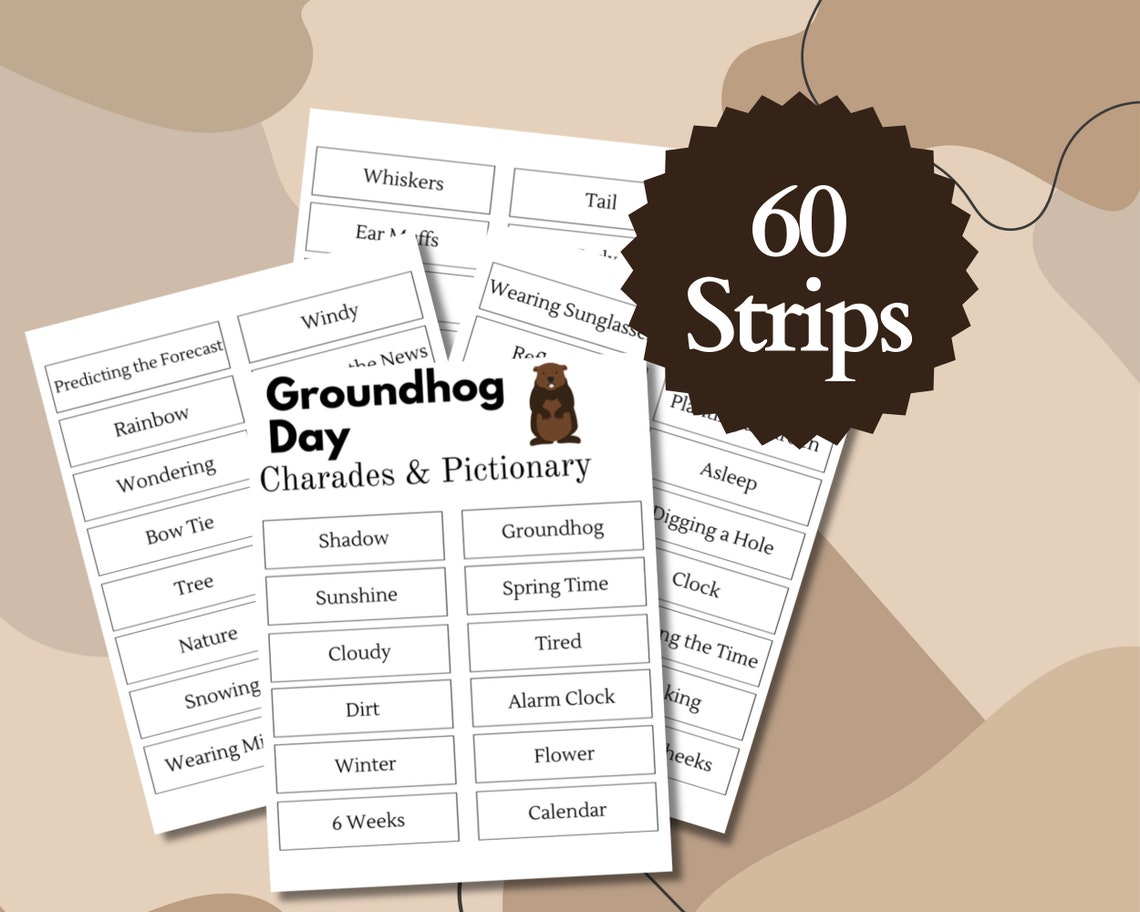 Groundhog Day Games, Printable Groundhog Day Activities for Kids and ...