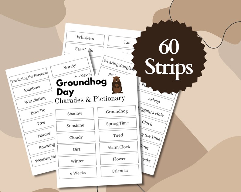 Groundhog Day Games, Printable Groundhog Day Activities for Kids and ...