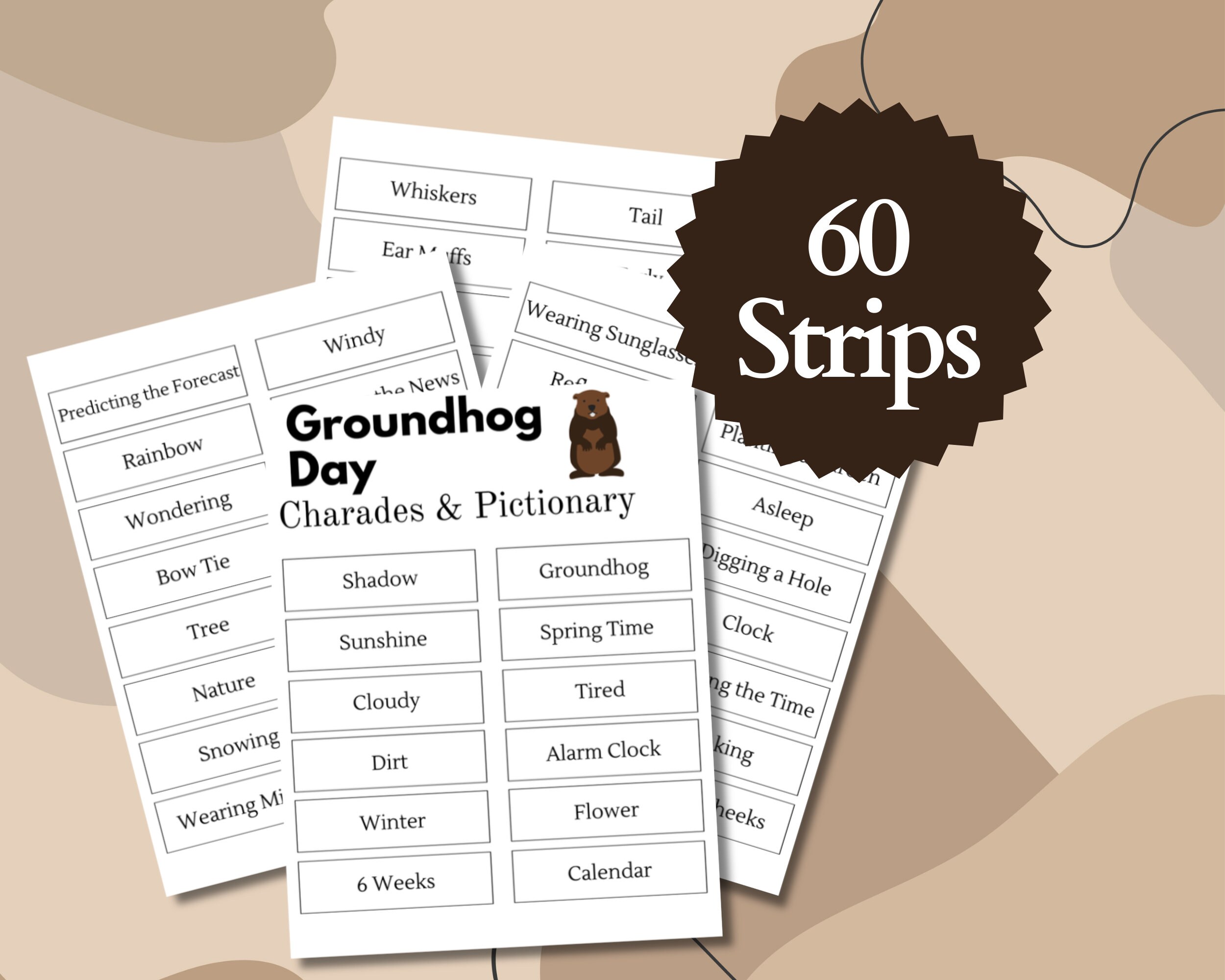Groundhog Day Games, Printable Groundhog Day Activities for Kids and ...