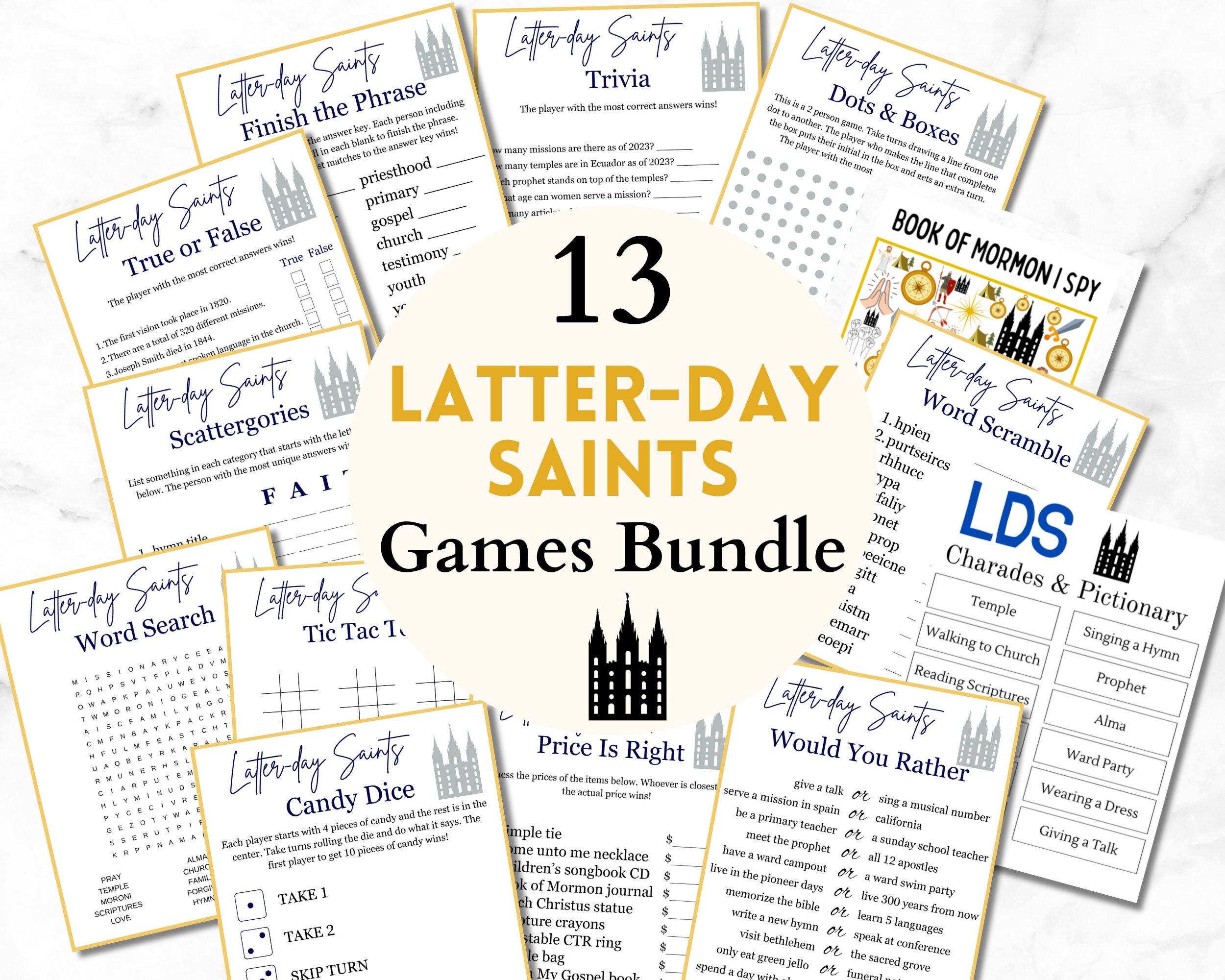 Latter-day Saints Games, LDS Games for Kids, Teens, and Adults ...