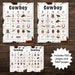 Cowboy Bingo Cards, Printable Wild West Party Game for Kids, Teens, and ...