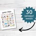 Noah's Ark Bingo Cards, Bible Stories Party Game for Kids, Teens, and ...