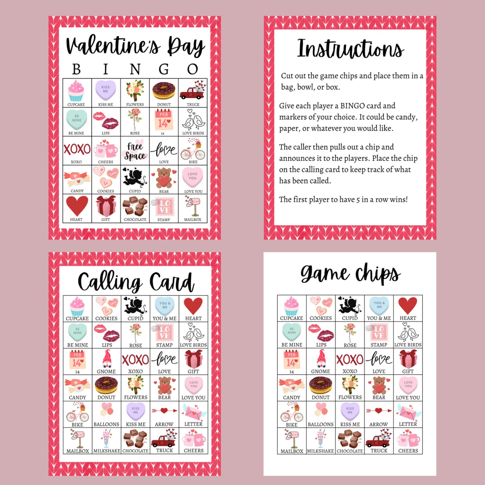 Valentine's Day Activities, Valentine's Day Games for Kids, Printable ...