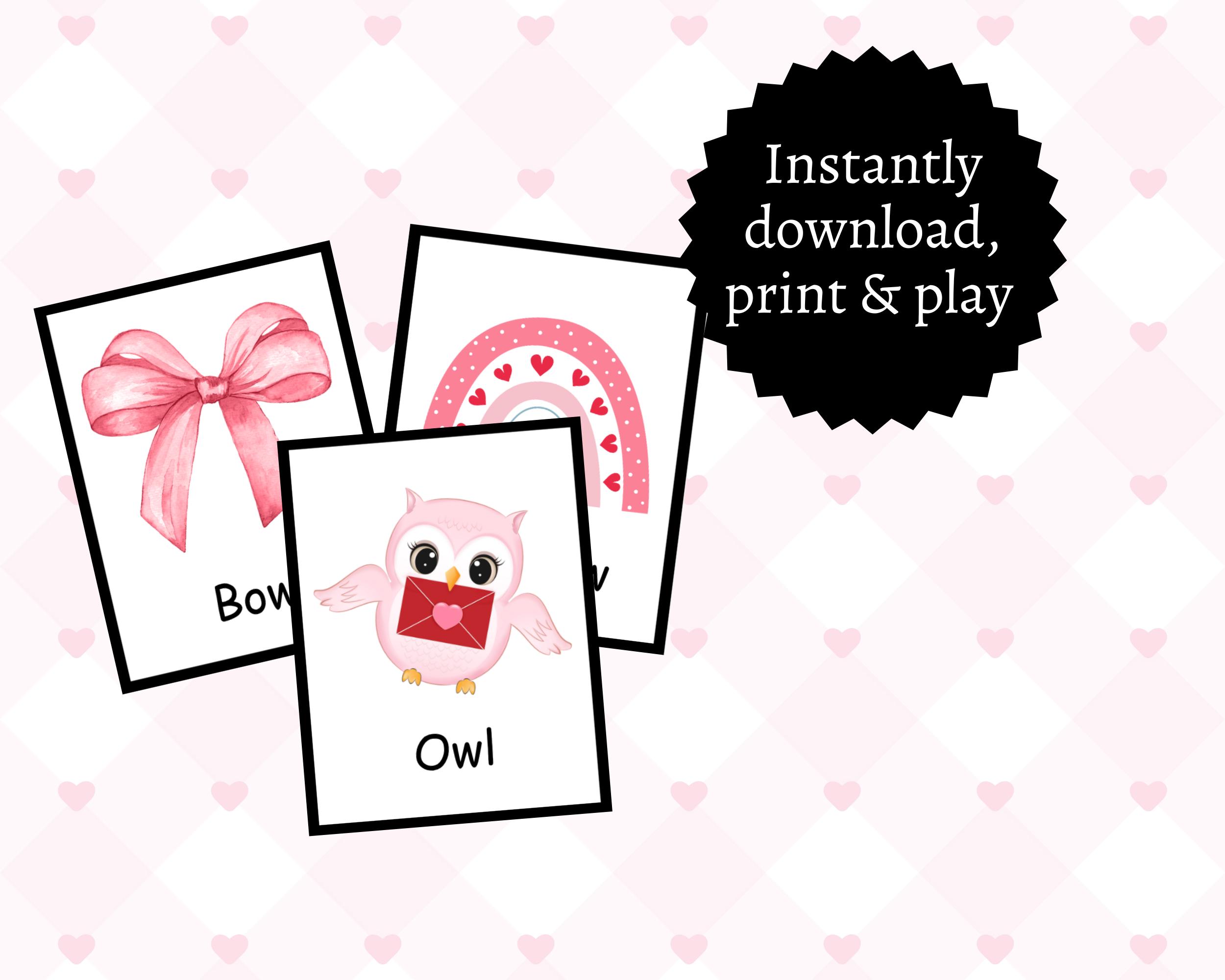 Valentine's Day Charades for Kids, Printable Valentines Game for ...