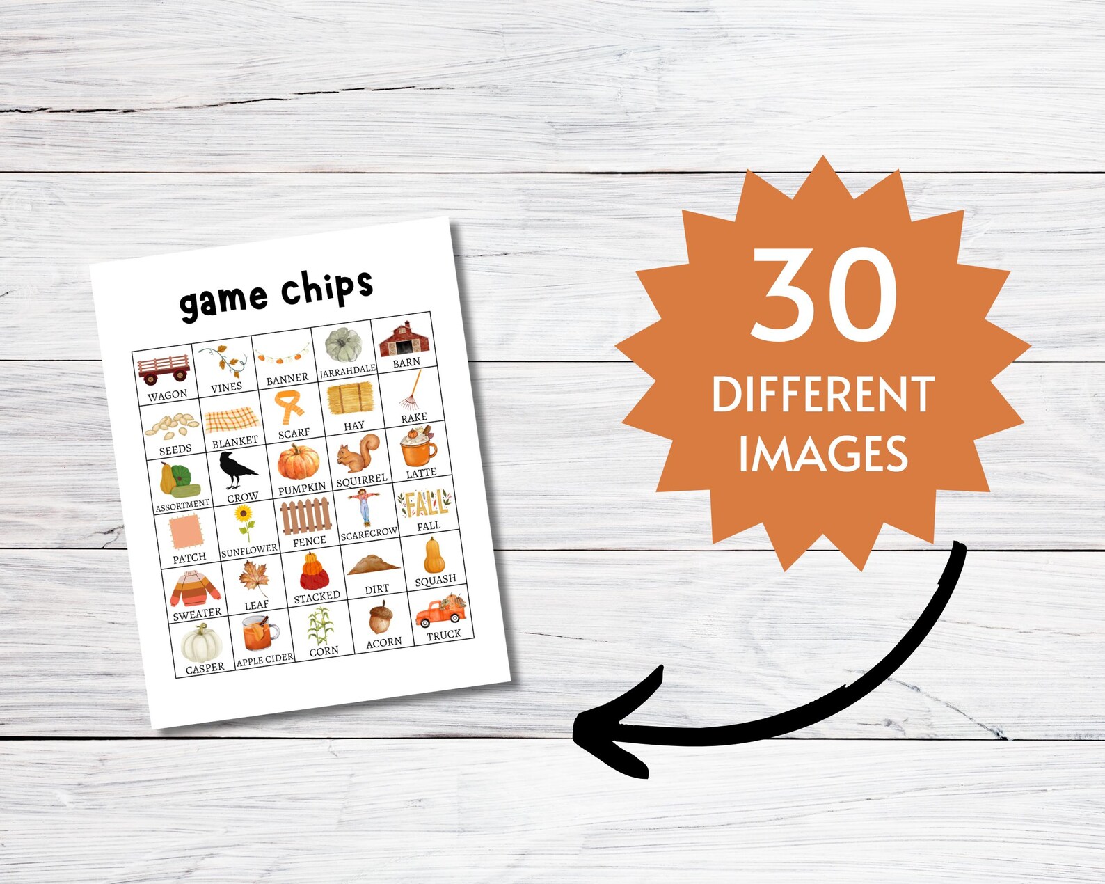 Pumpkin Patch Bingo Cards, Printable Fall Party Game for Kids, Teens ...