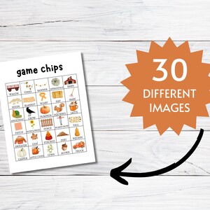 Pumpkin Patch Bingo Cards, Printable Fall Party Game for Kids, Teens ...