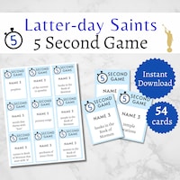 LDS Temple Matching Game - Etsy