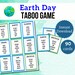 Earth Day Taboo Card Game, Printable Earth Day Party Game for Kids ...