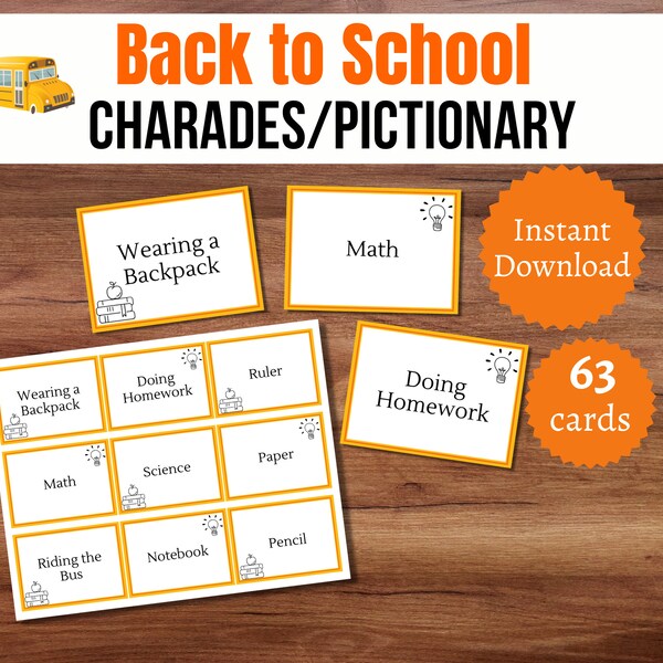 Back to School Cards - Etsy