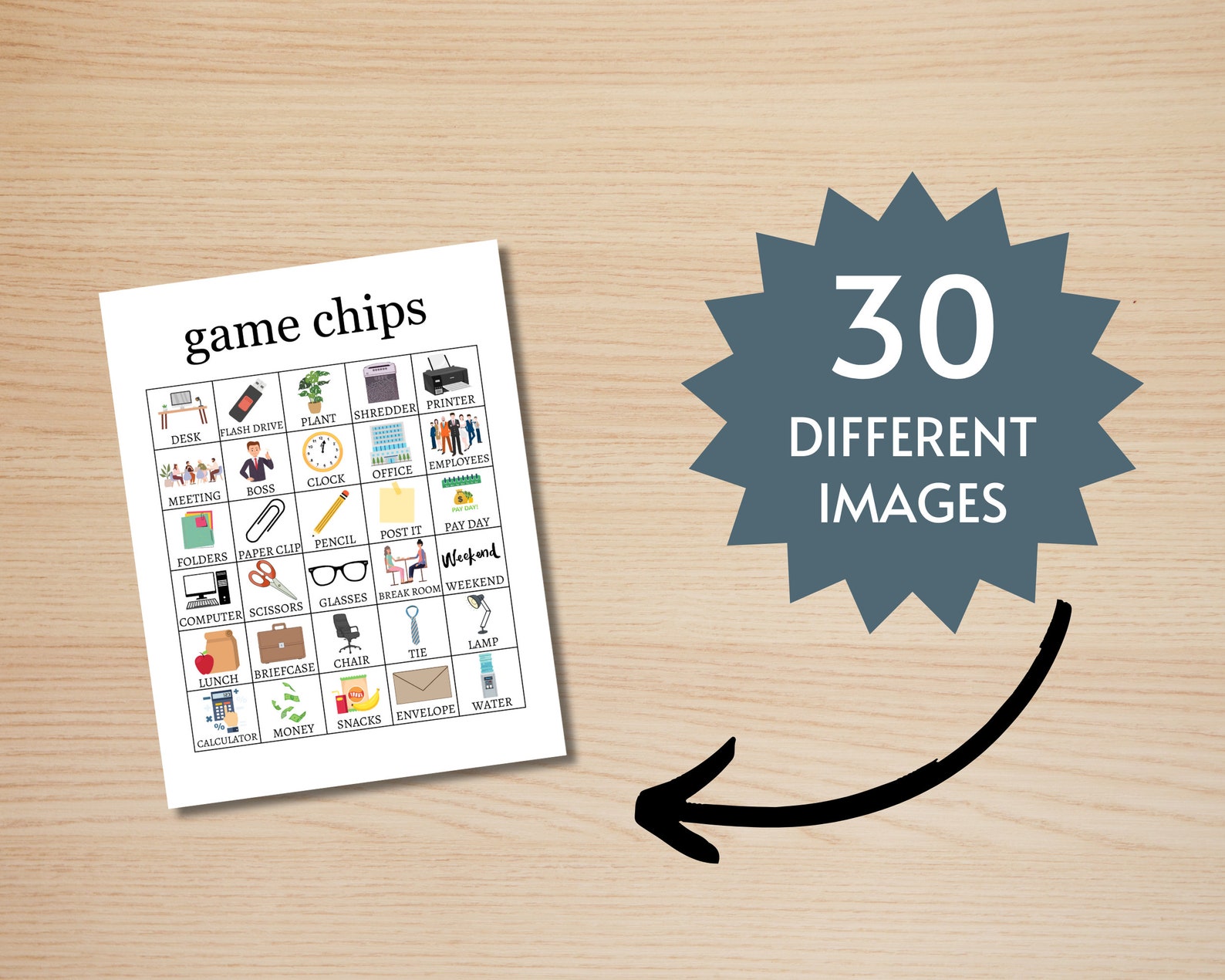 Office Bingo Cards, Printable Office Party Game for All Ages - Etsy