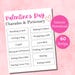 Valentine's Day Charades and Pictionary Cards, Printable Valentine's ...