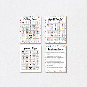 April Fools Day Bingo, Printable April 1st Party Game for Kids, Teens ...