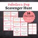 Valentine's Day Scavenger Hunt for Kids, Cupid Family Treasure Hunt ...