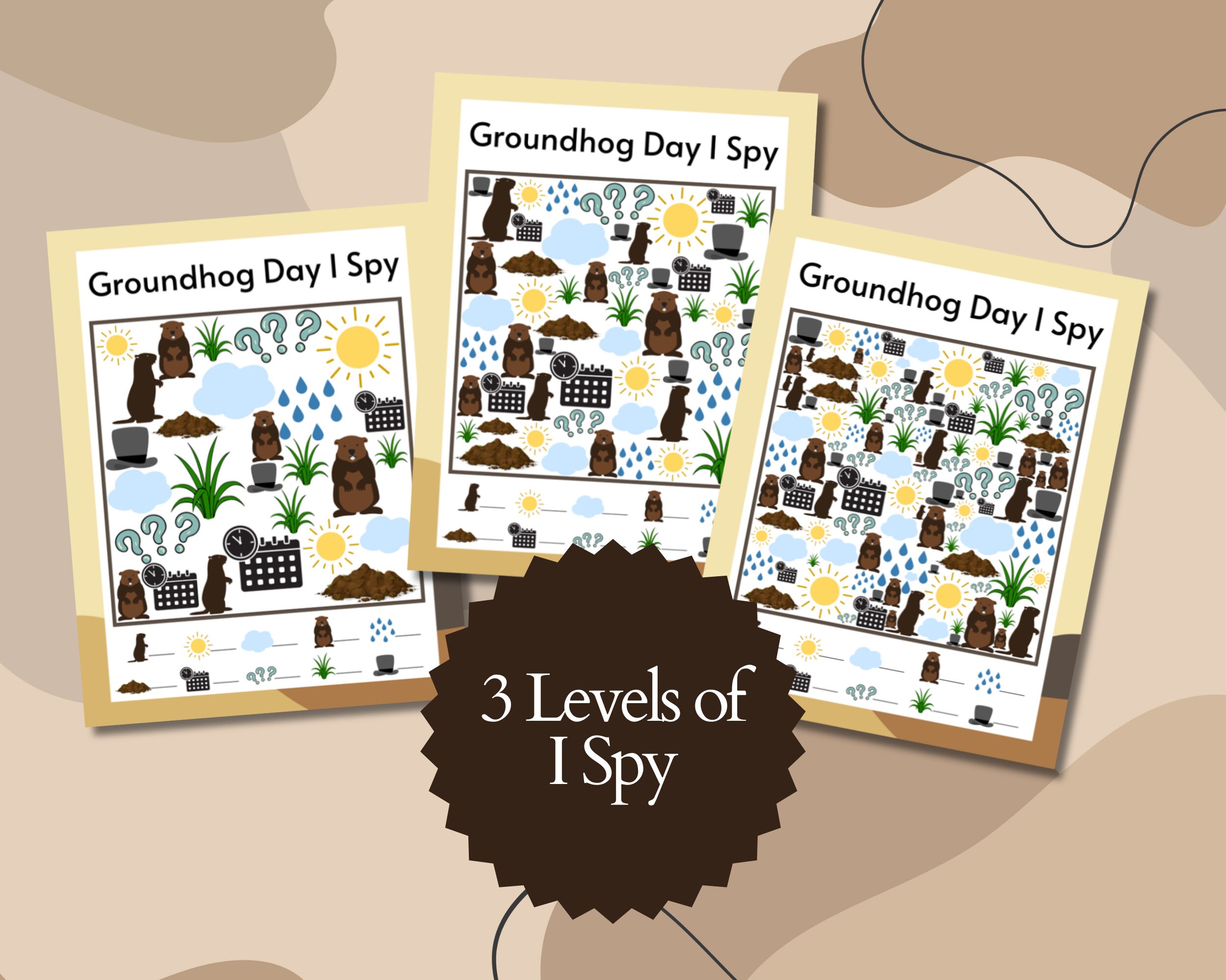 Groundhog Day Games, Printable Groundhog Day Activities for Kids and ...