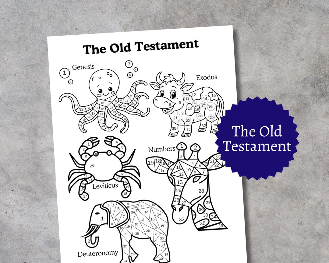 Old Testament Reading Chart for Kids, Printable Bible Reading Tracker ...