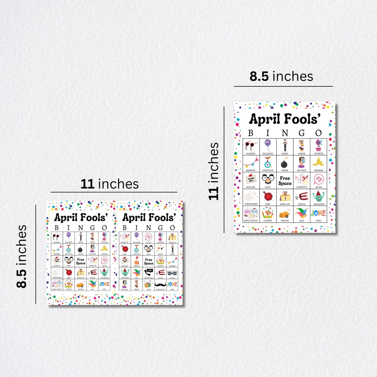 April Fools Day Bingo, Printable April 1st Party Game for Kids, Teens ...