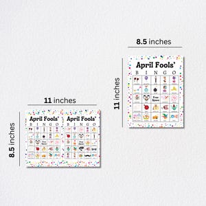 April Fools Day Bingo, Printable April 1st Party Game for Kids, Teens ...