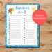 Summer A to Z Trivia Game, Printable Luau Party Game for Kids, Teens ...