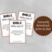 Bible Who Am I Trivia Cards, Printable Christian Party Game for Kids ...