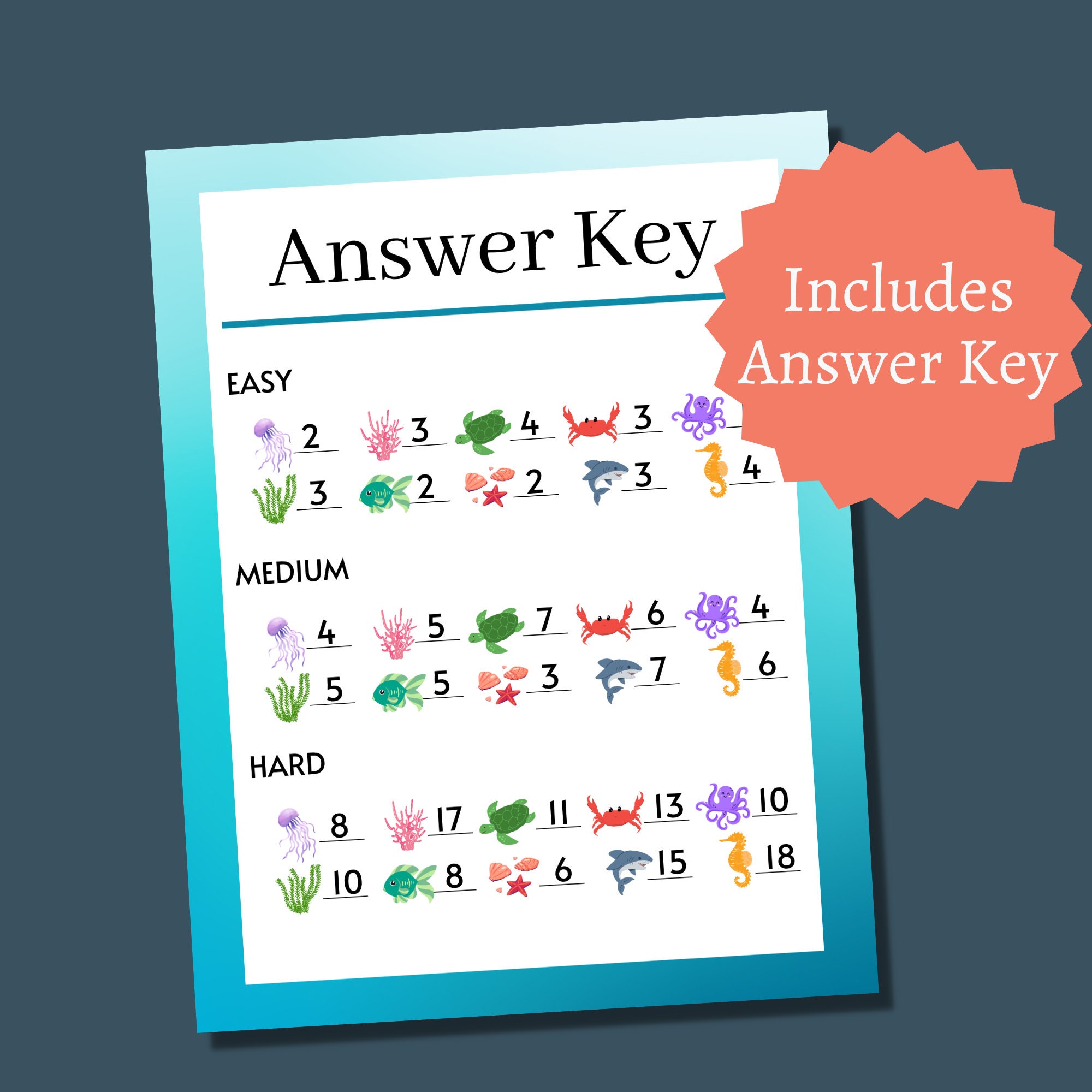 Ocean I Spy Game, Under the Sea Games, Ocean Party Printables, Under ...