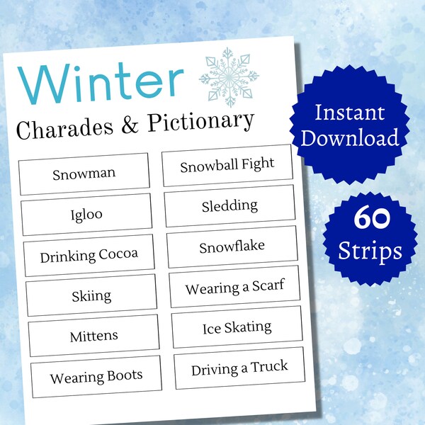 Christmas Pictionary - Etsy