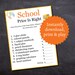 Back to School Price is Right Game, Printable Classroom Activity ...