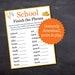 School Finish the Phrase Game, Printable Back to School Activity ...