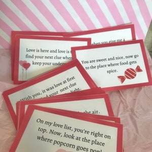 Valentine's Day Couples Scavenger Hunt, Printable Romantic Treasure ...