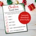Christmas Candy Dice Game, Printable Holiday Activity for All Ages ...