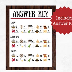 Pirate Search and Find Game, Printable Pirate-themed Party Game for ...