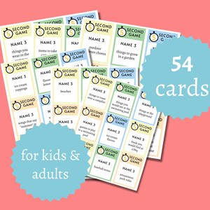 Summer 5 Second Game, Printable Summer-themed Party Game for Kids ...