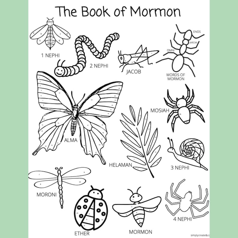 Book of Mormon Reading Chart, Printable LDS Scripture Study Tracker for ...