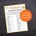 School Finish the Phrase Game, Printable Back to School Activity ...