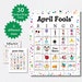 April Fools Day Bingo, Printable April 1st Party Game for Kids, Teens ...