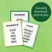 St. Patrick's Day Taboo Game, Printable Party Game for Kids, Teens, and ...