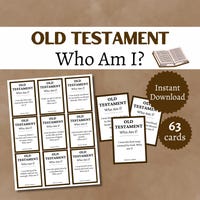Bible Who Am I Games, Bible Trivia for Kids, Teens Adults, Sunday ...