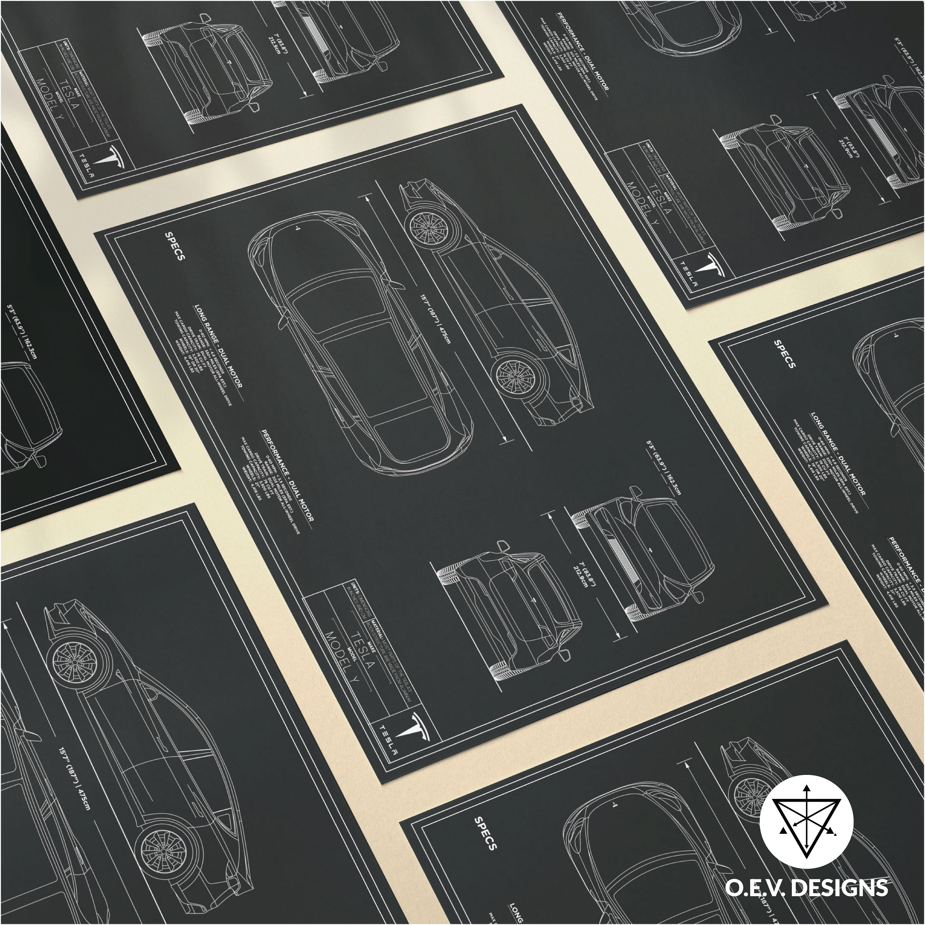 Tesla Model Y Poster Tesla Wall Art Tesla Poster Tesla - Etsy