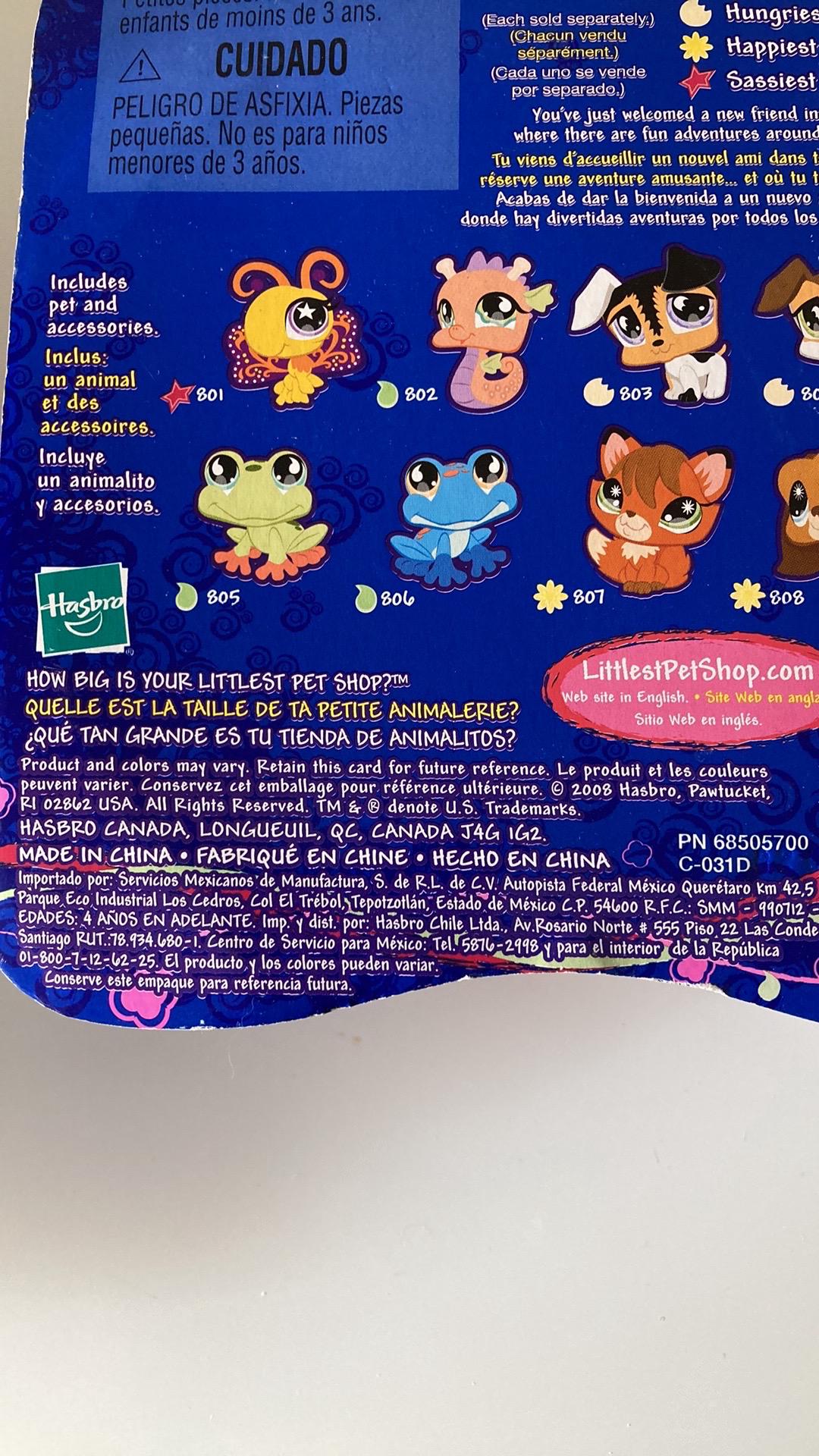 Vintage Littlest Pet Shop Butterfly, Sassiest Pet #801 NIB - Etsy