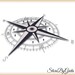 Compass Machine Embroidery Design Nautical PES Pattern Instant Download ...