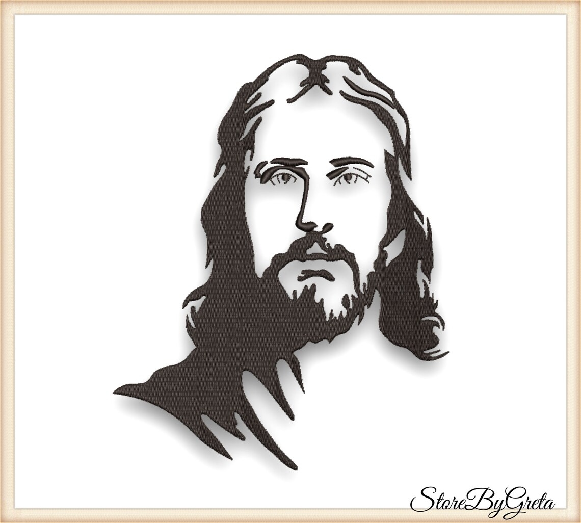 Jesus Embroidery Design Christian Pes Instant Digital Download - Etsy