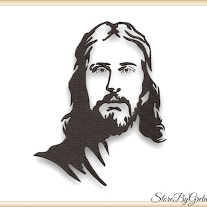 Jesus Embroidery Design Christian Pes Instant Digital Download Pattern ...