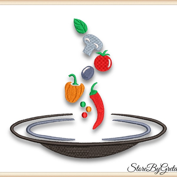 Kitchen Embroidery - Etsy