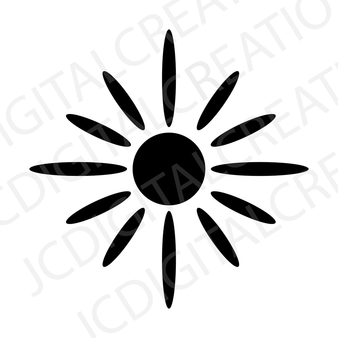 Sun SVG Vector Pack set of 6 | Etsy